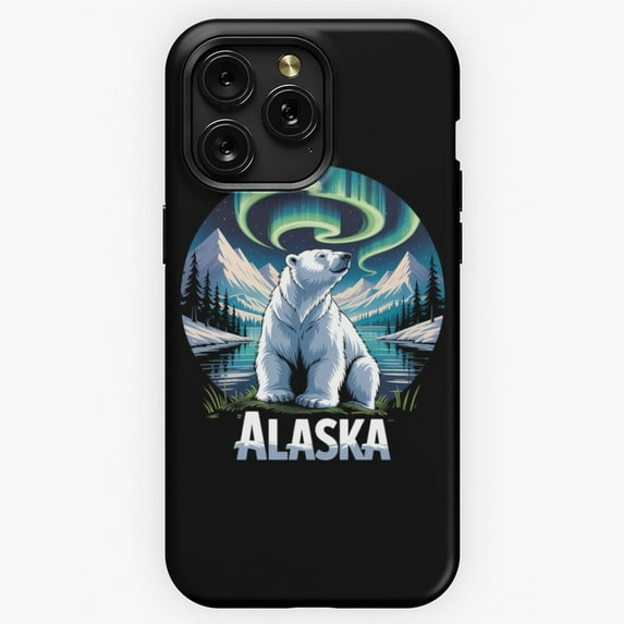 Alaska Northern Lights Aurora Vacation Travel iPhone Case 17 to 11 Pro ...
