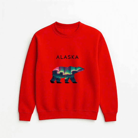 Alaska Northern Lights Bear Aurora Mountain Scenic Night Adventure ...