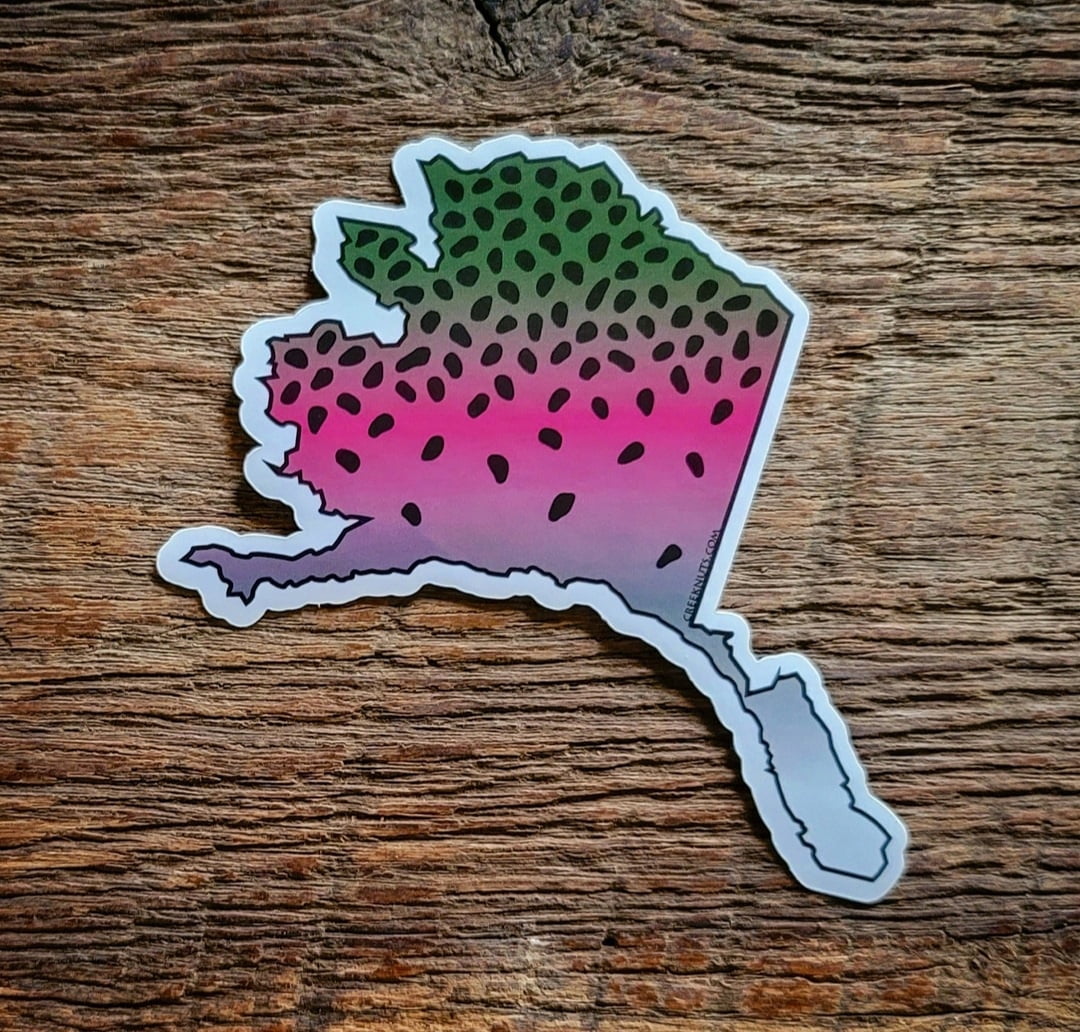 Alaska Rainbow Trout Skin Sticker Decal - Walmart.com