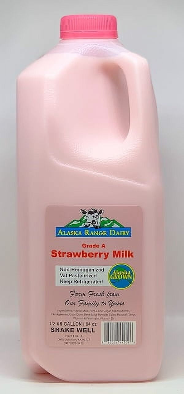 Alaska Range Dairy Ak Ard Strawberry Milk Hfgl - Walmart.com