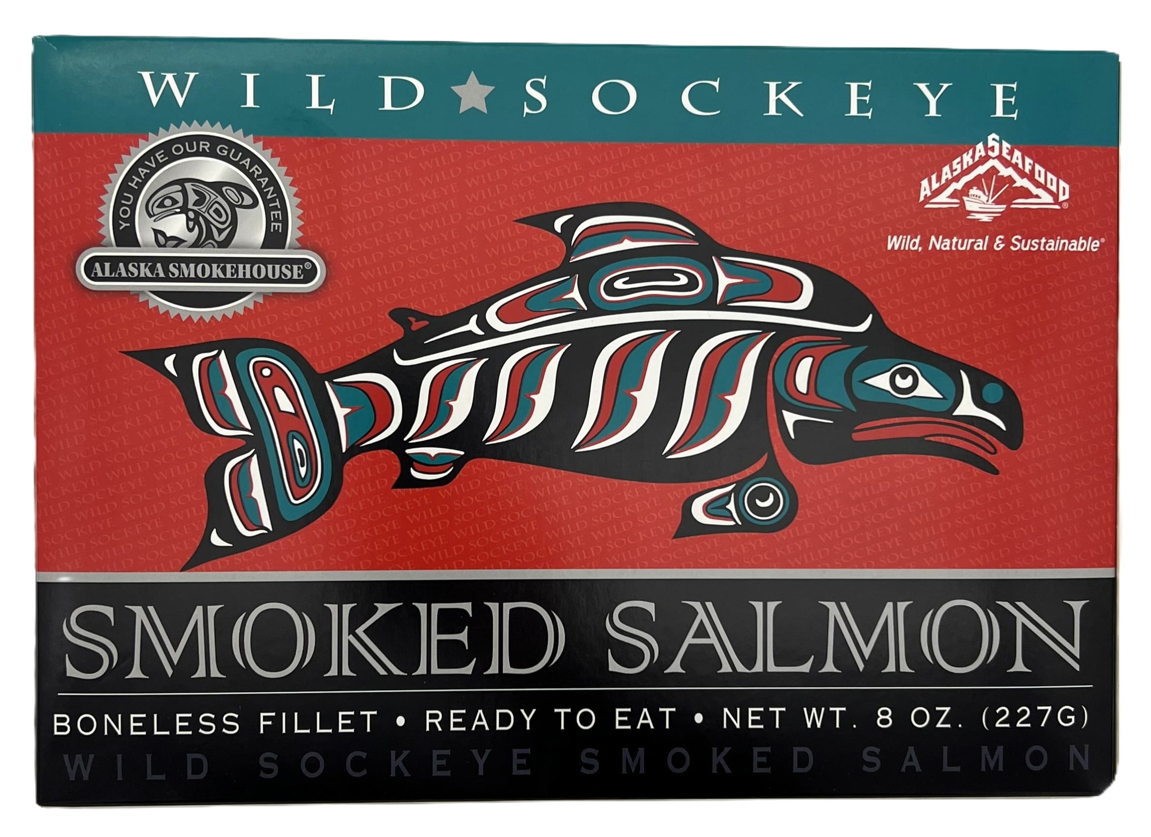 Alaska Seafood Ak Salmon Sockeye 8oz - Walmart.com