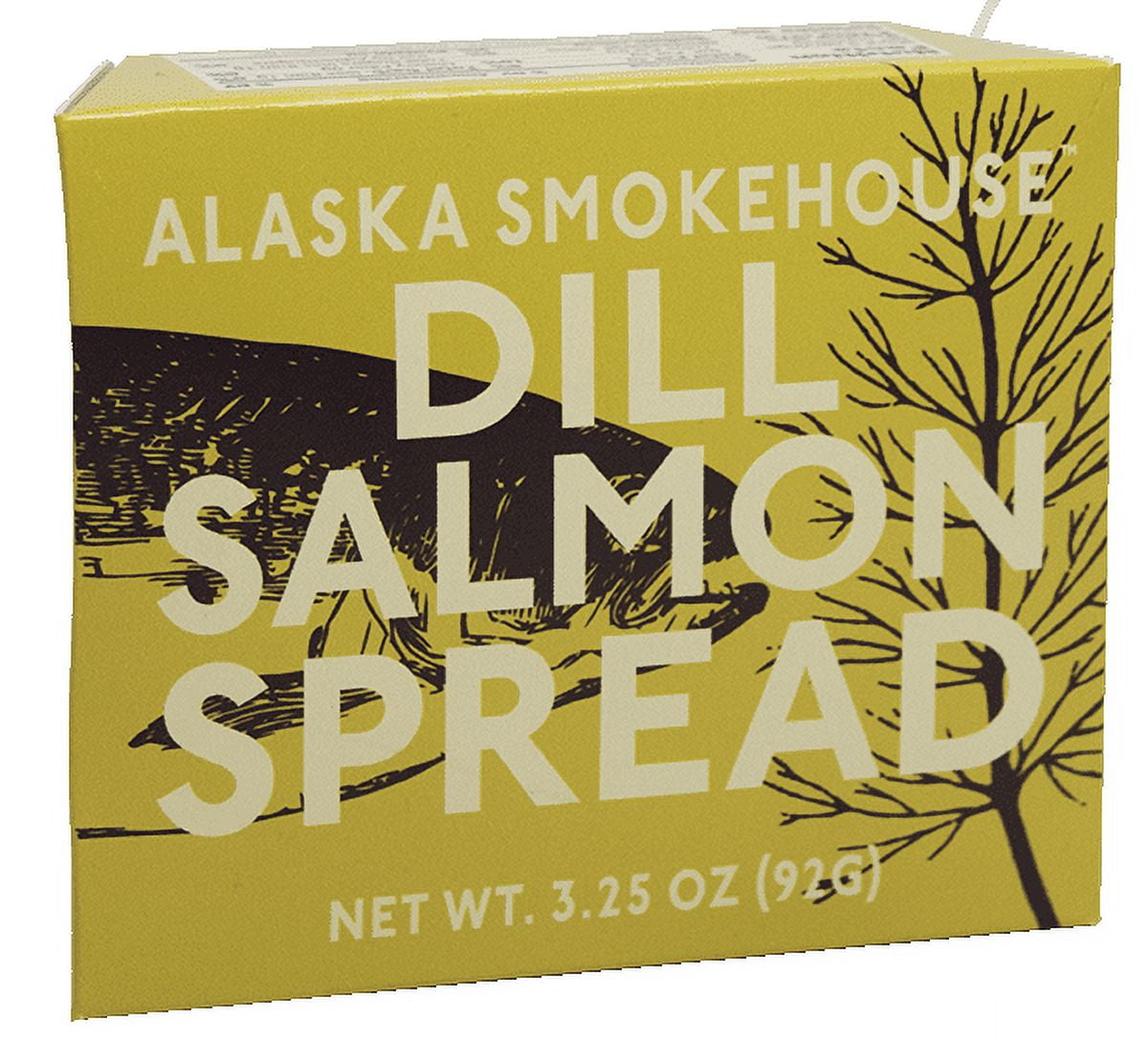 Alaska Smokehouse 3.25oz Dill Salmon Spread Tin, Made with Wild Alaskan ...