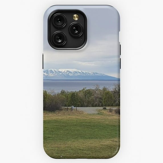Alaska Spring Scenic Mountains Floral Design iPhone Case 17 through 11 ...