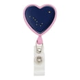 Alaska State Flag Heart Lanyard Retractable Reel Badge ID Card Holder ...