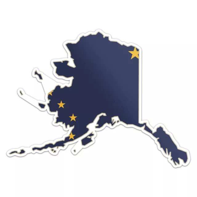 Alaska State Sticker Phone Decal Water Bottle Stickers Car Decals ...