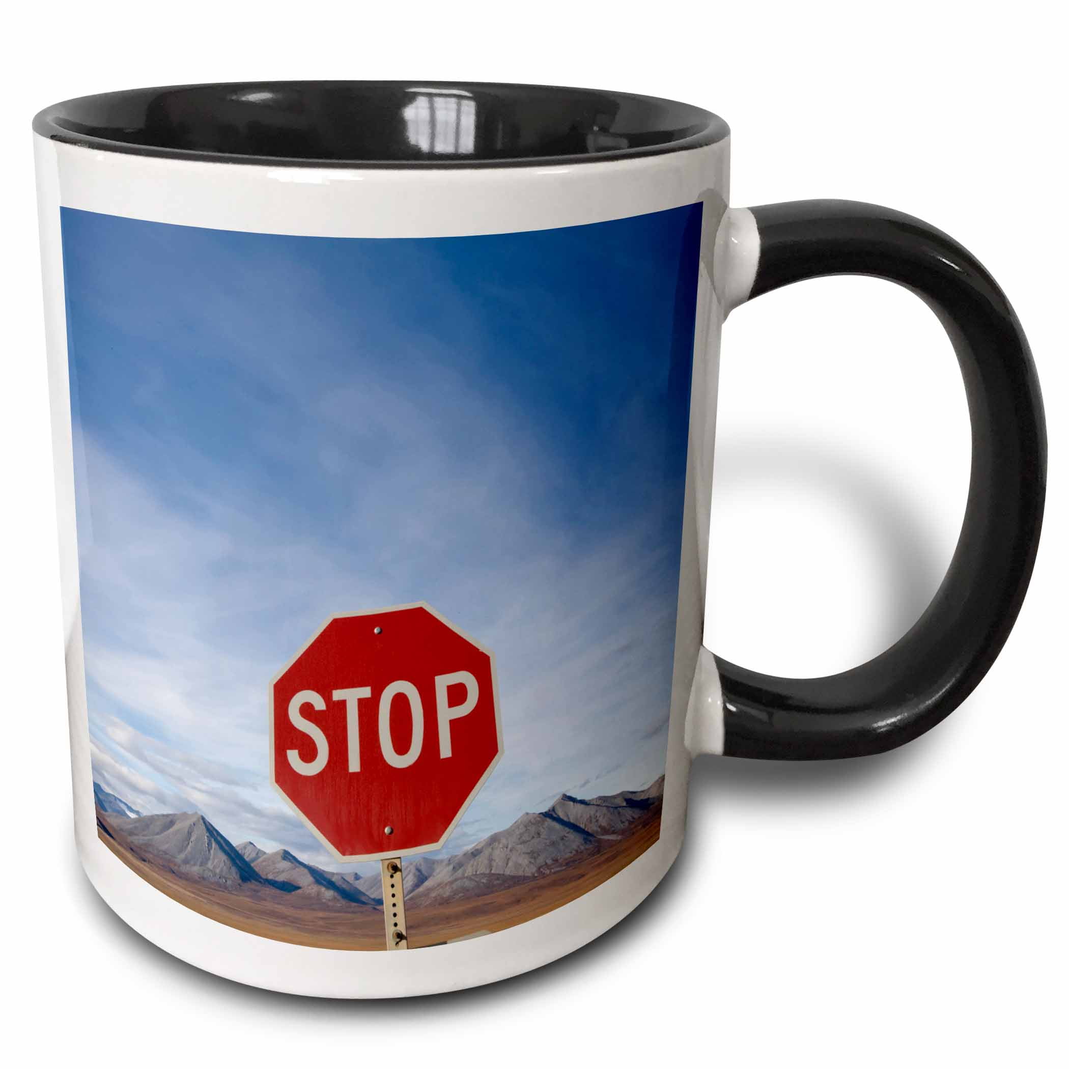 3drose, Alaska, Stop Sign, Dalton Highway in Brooks Range - Us02 ...