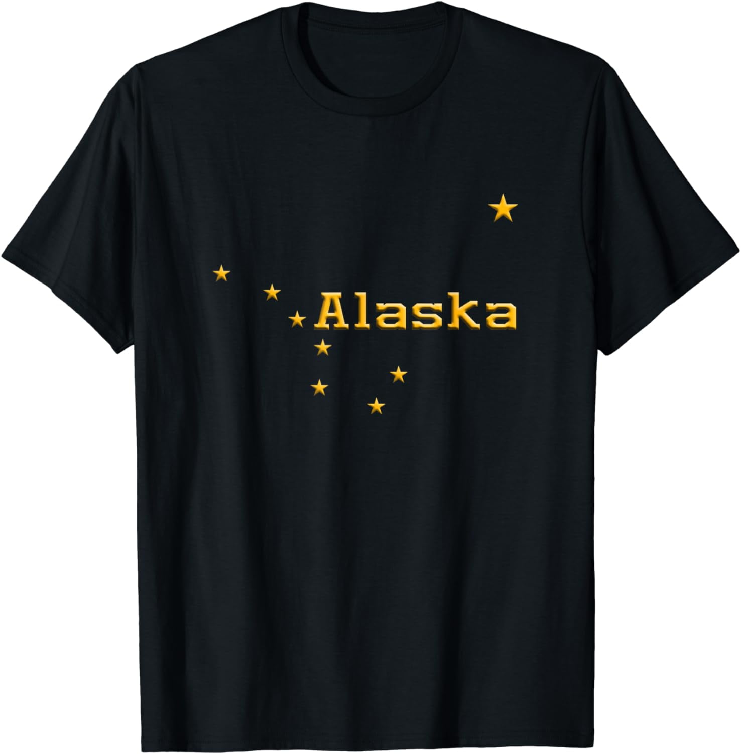 Alaska T-Shirt State Flag Astrology Big Dipper Polaris Tee - Walmart.com