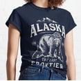 Alaska The Last Frontier Bear Home T Shirt Men Women Vintage National ...