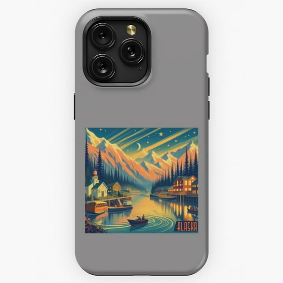 Alaska The Last Frontier Northern Pride Art iPhone Case 17 to 11 Pro ...