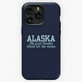 Alaska The Last Frontier Varsity Vintage Art iPhone Case 17 to 11 Pro ...