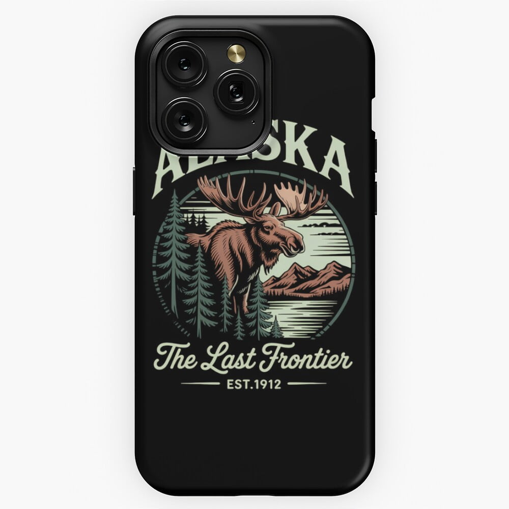 Alaska The Last Frontier Wilderness Heritage iPhone Case 17 11 12 13 14 ...