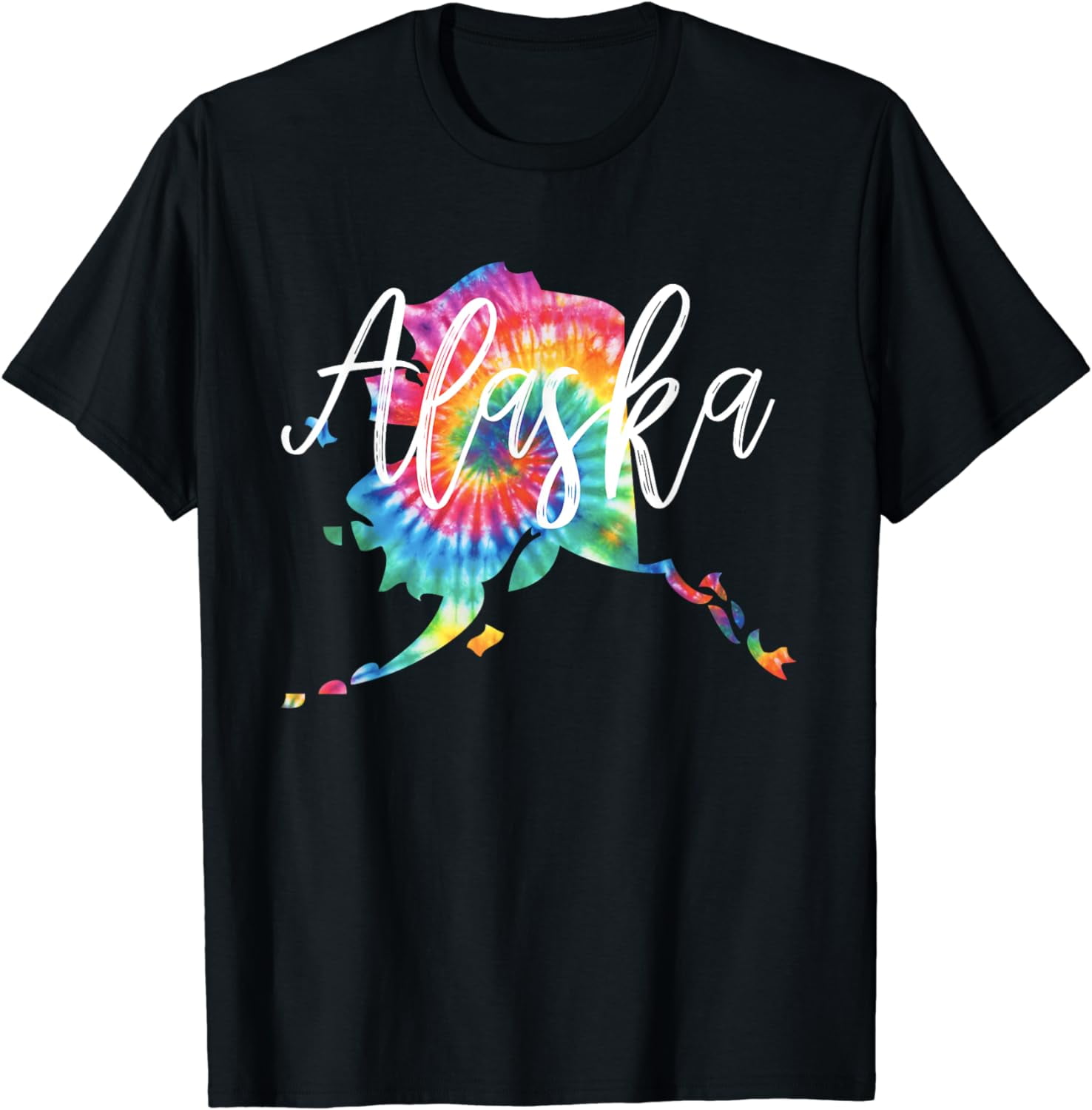 Alaska Tie Dye T-Shirt mens t shirt，black，women，funny，misfits，men ...