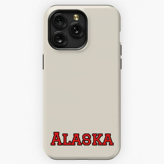 Alaska Typography The Last Frontier Design iPhone Case 17 through 11 ...