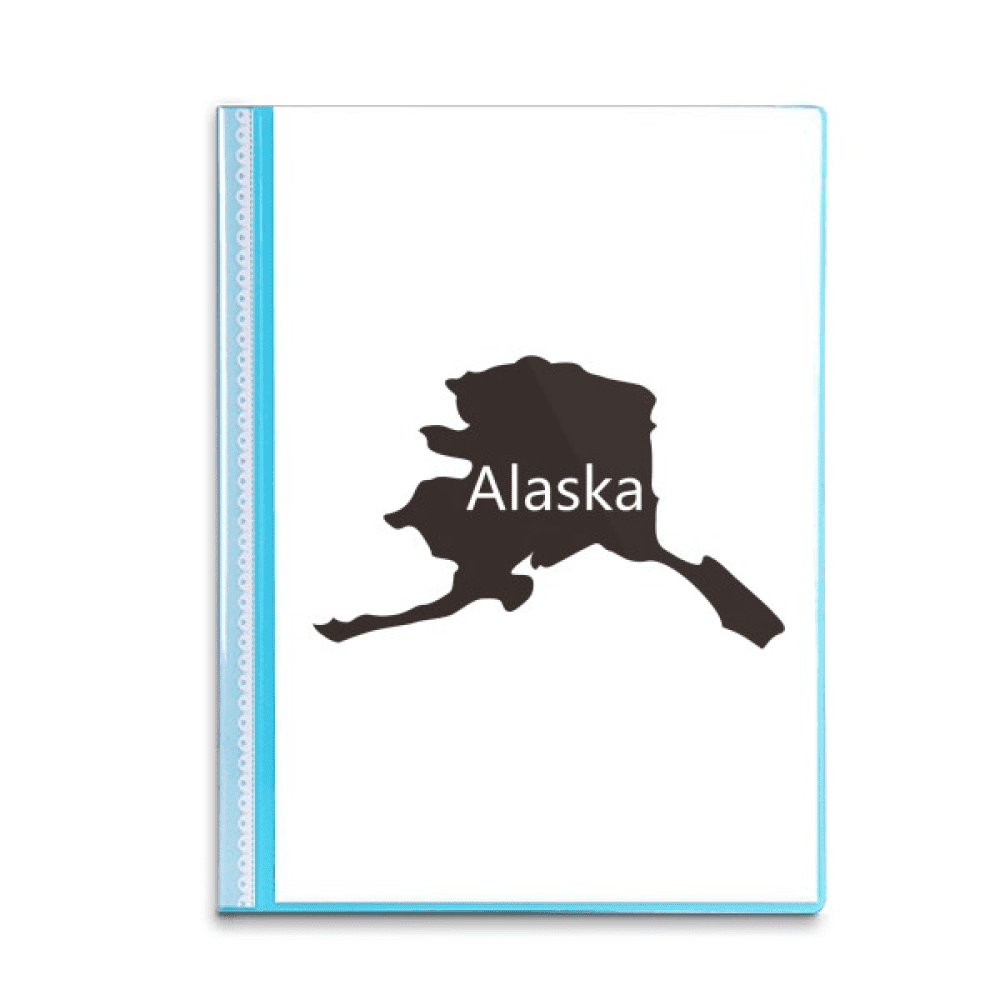 Alaska USA Map Stars Stripes Flag Book Sheet Protectors Portfolio ...