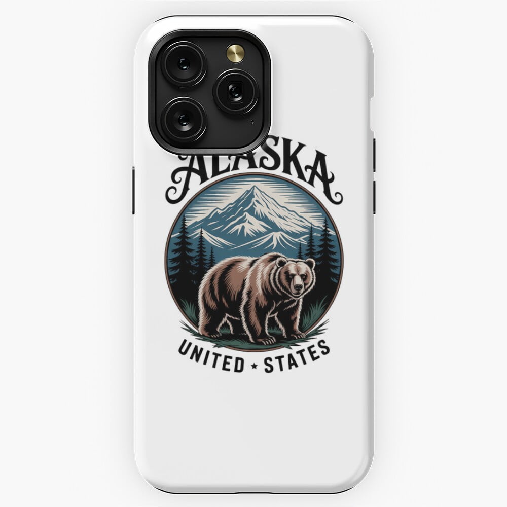 Alaska United States Minimal Travel Heritage iPhone Case 17 11 12 13 14 ...