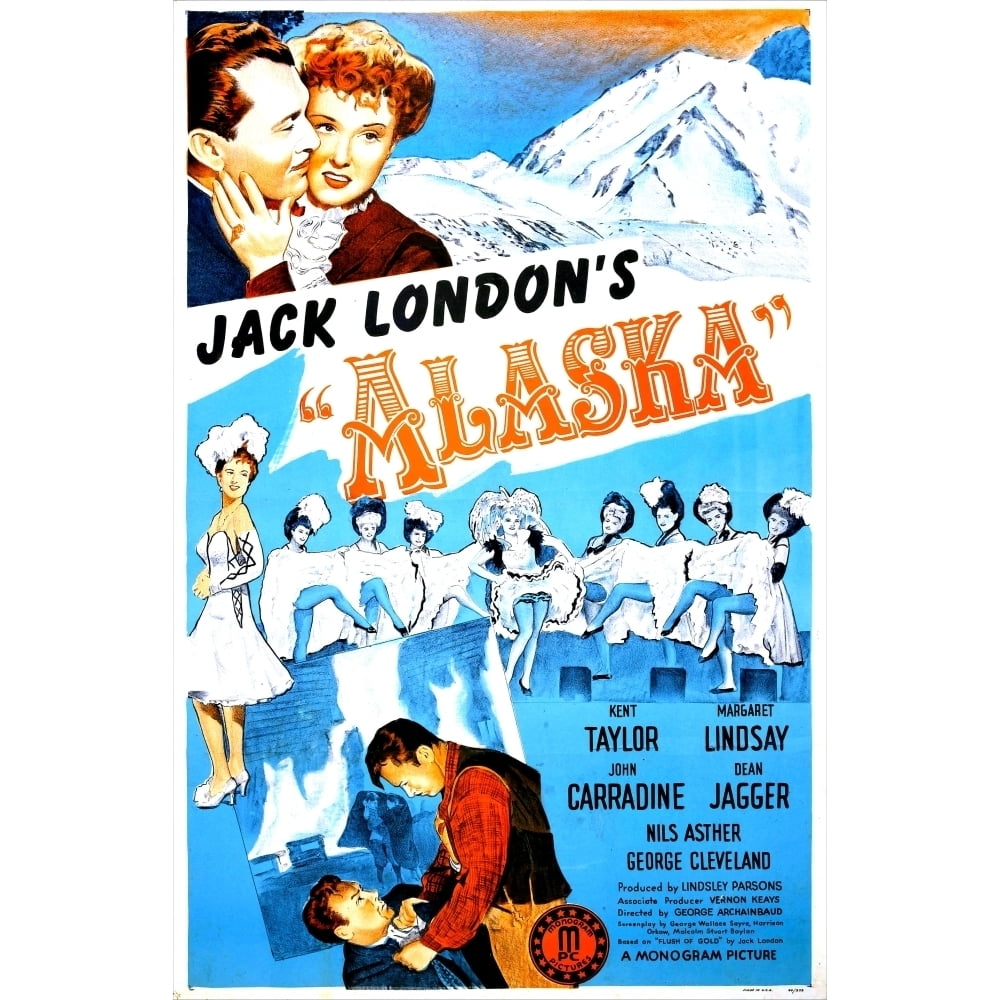 Alaska Us Poster Top From Left: Kent Taylor Margaret Lindsay 1944 Movie ...