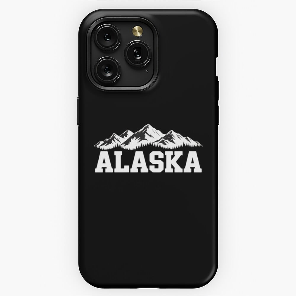 Alaska Wild Nature Scenic Wilderness Design iPhone Case 17 16 15 14 13 ...