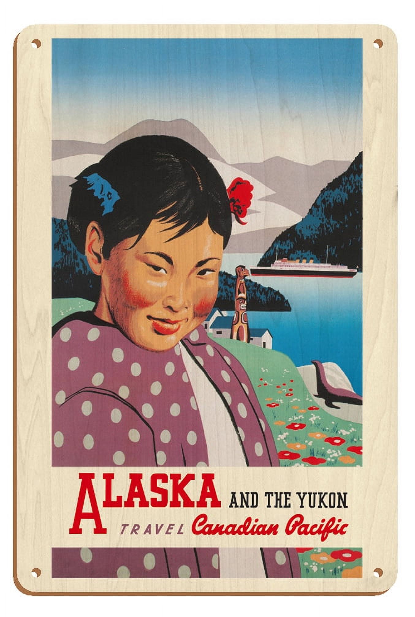 Alaska - and the Yukon - Canadian Pacific Steamships - Vintage Ocean ...