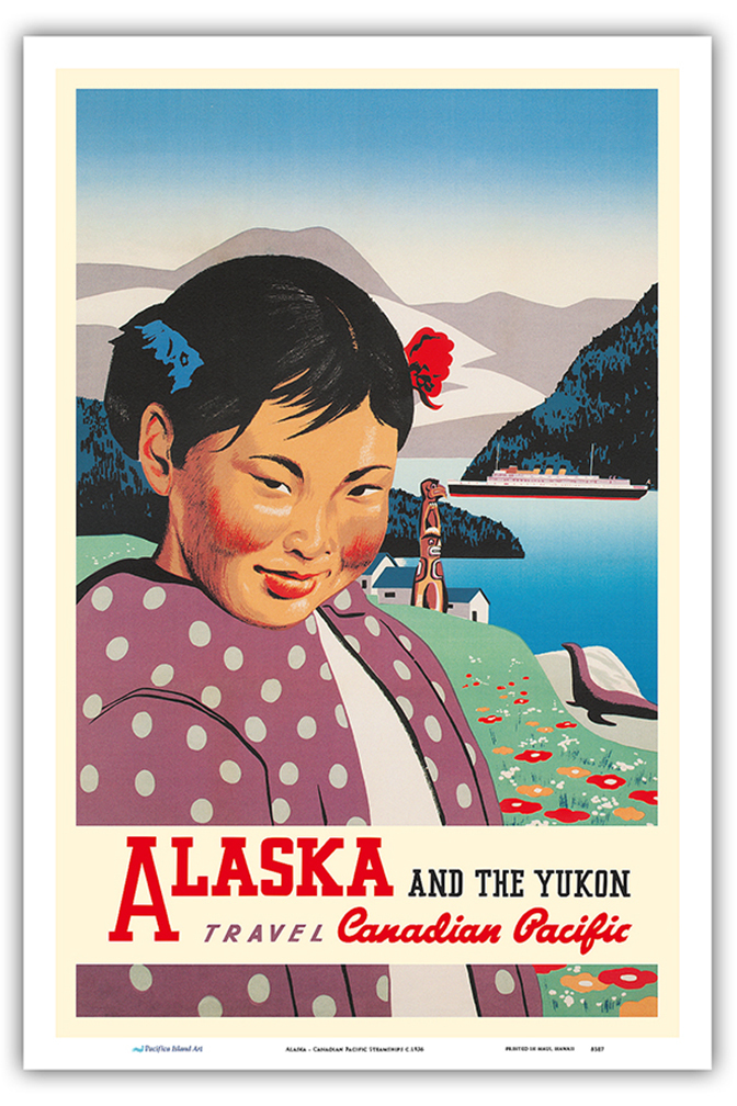 Alaska - and the Yukon - Canadian Pacific Steamships - Vintage Ocean ...