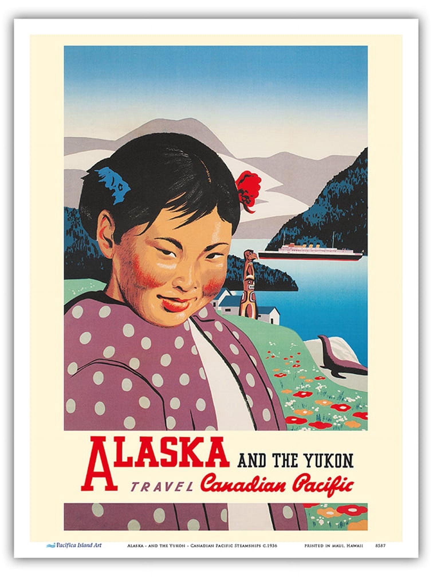 Alaska - and the Yukon - Canadian Pacific Steamships - Vintage Ocean ...