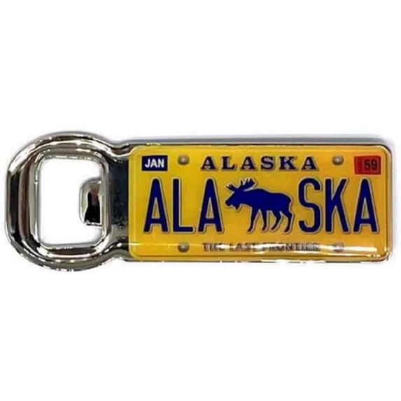 Alaskagift Ak Moose License Magnet Opener - Walmart.com