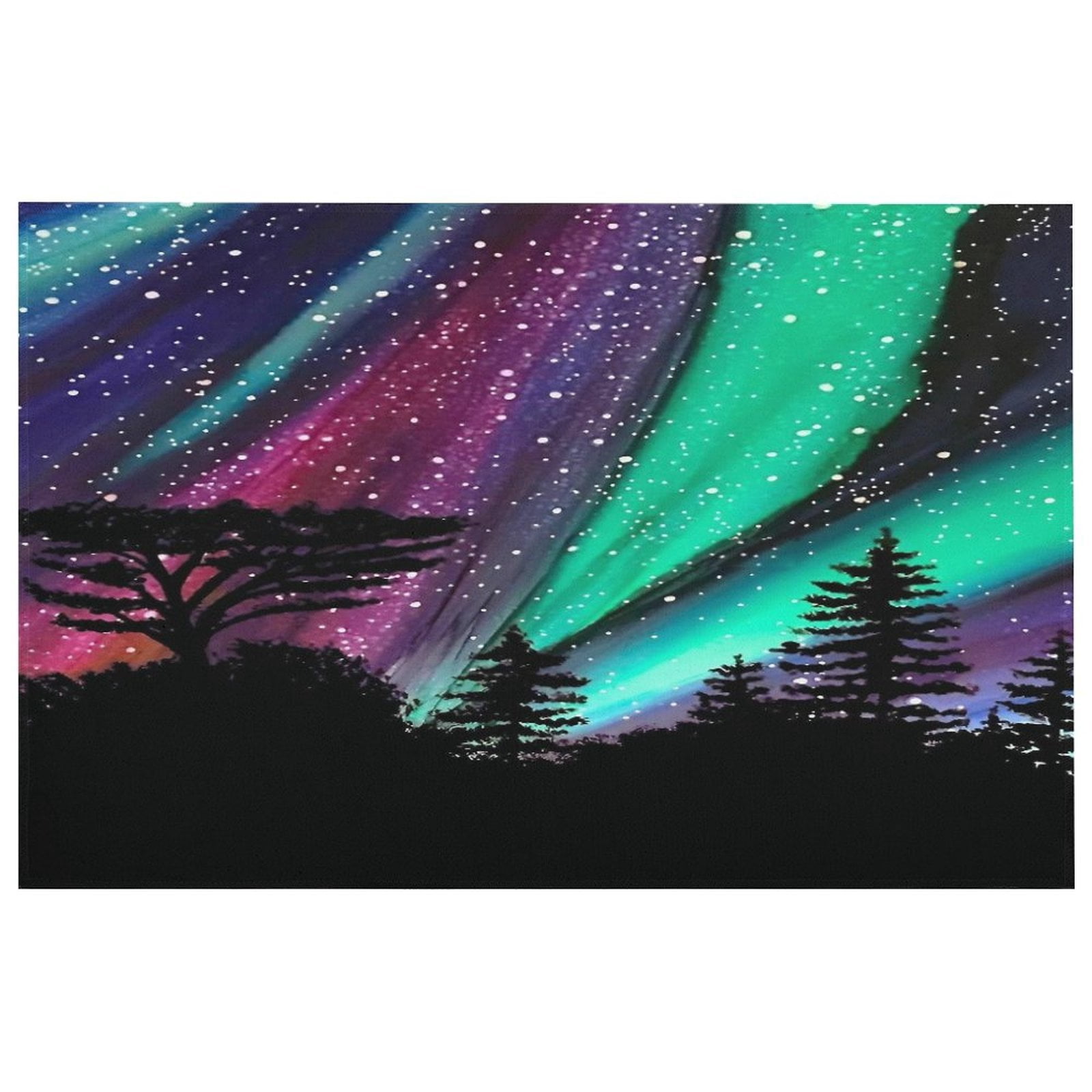 Alaskan Aurora Aurora Borealis Northern Lights Adult Home Decor Bedroom ...