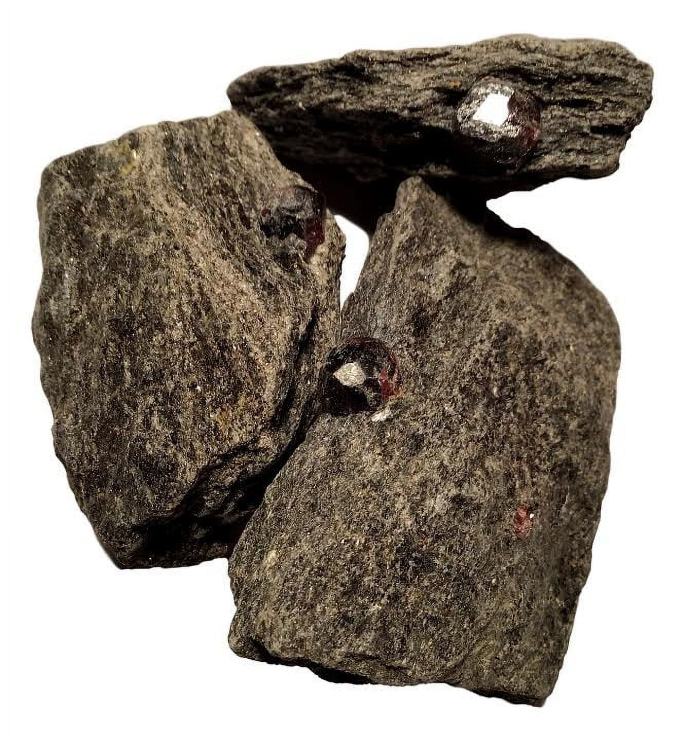 Alaskan Garnet Mineral in Mica Schist - Gift Packaged - 2-2.5" x 1.5-2. ...