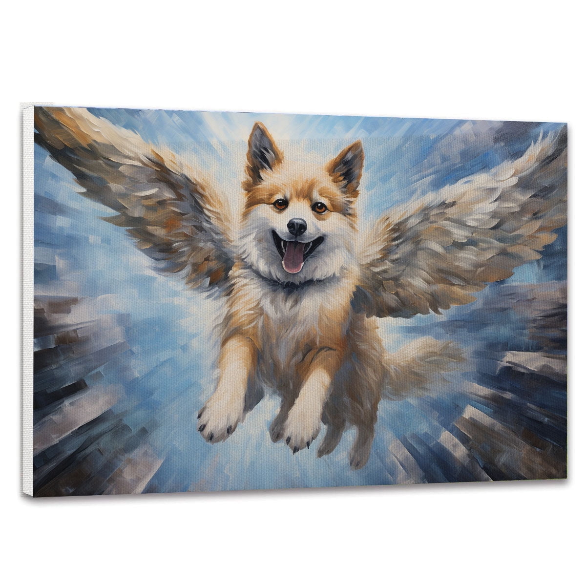 Alaskan Klee Kai Dog Memory Canvas Wall Made In USA Pet Portrait Pet ...