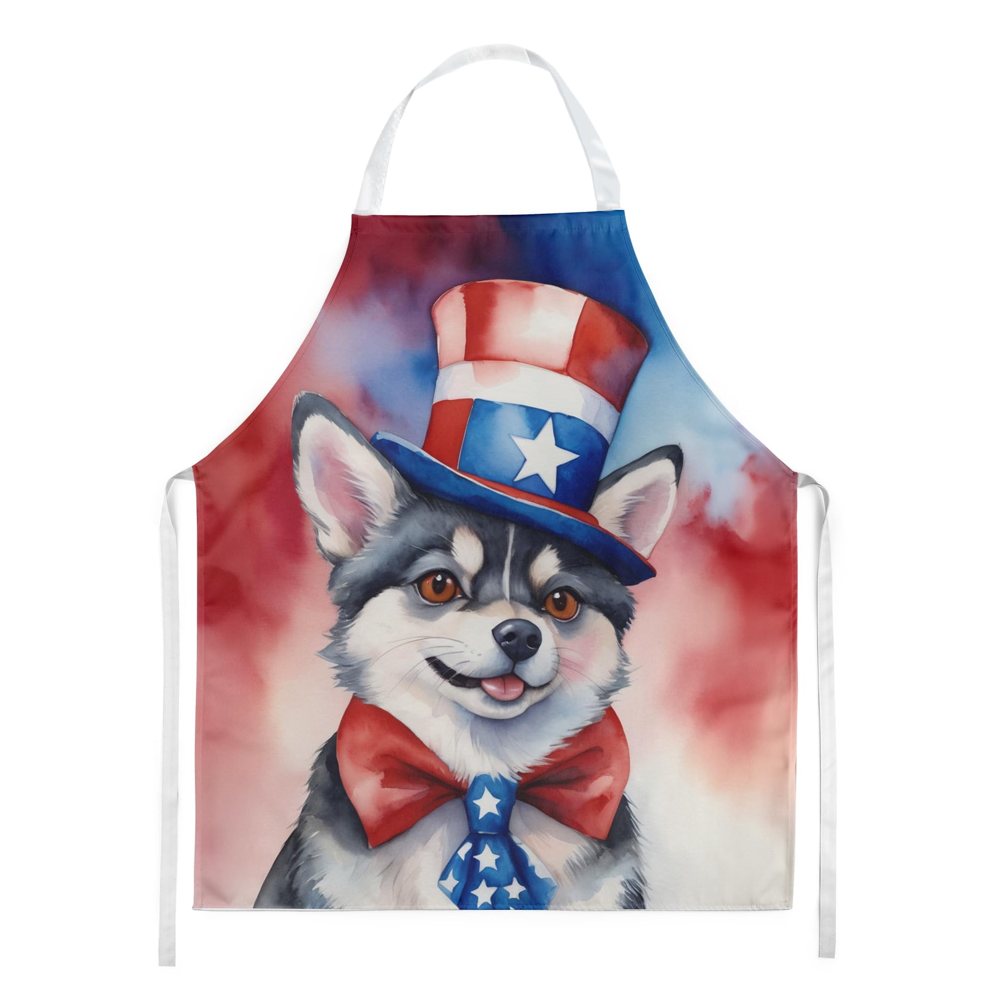 Alaskan Klee Kai Patriotic American Apron 27 in x 30 in - Walmart.com
