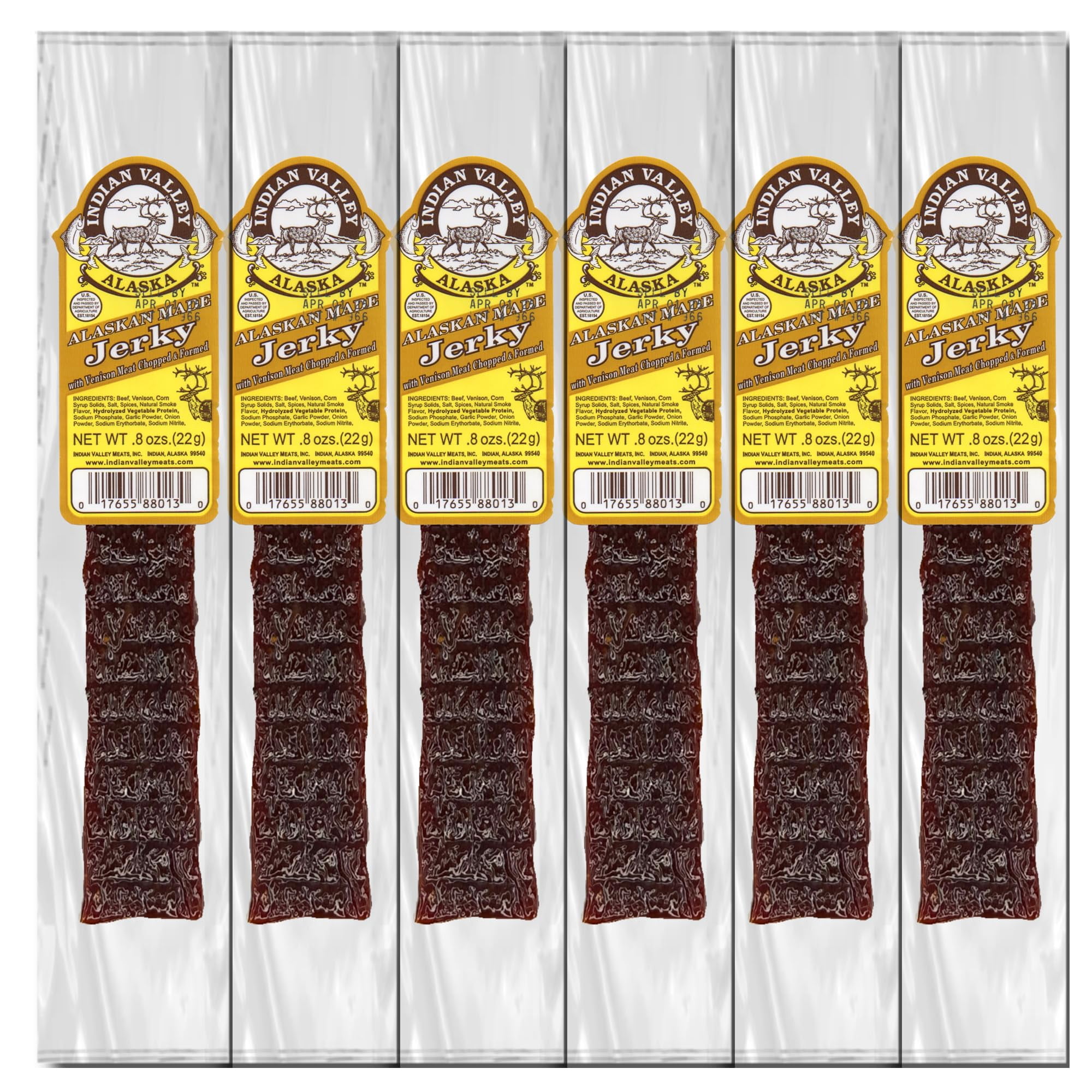 Alaskan Made Jerky with IRF13 Venison Meat - Pack of 6 - Walmart.com