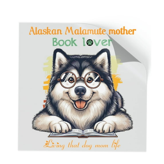 Alaskan Malamute Mother Book Lover Living That Dog Mom Life Happy ...