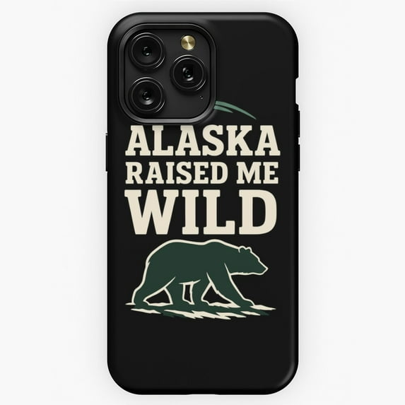 Alaskan Wilderness Pride Last Frontier Graphic iPhone Case 17 to 11 Pro ...