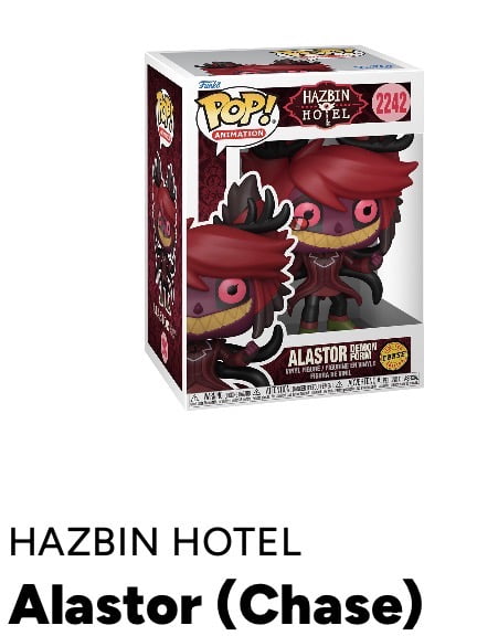 Alastor 2242 Hazbin Hotel Chase Variant Funko Pop - Walmart.com