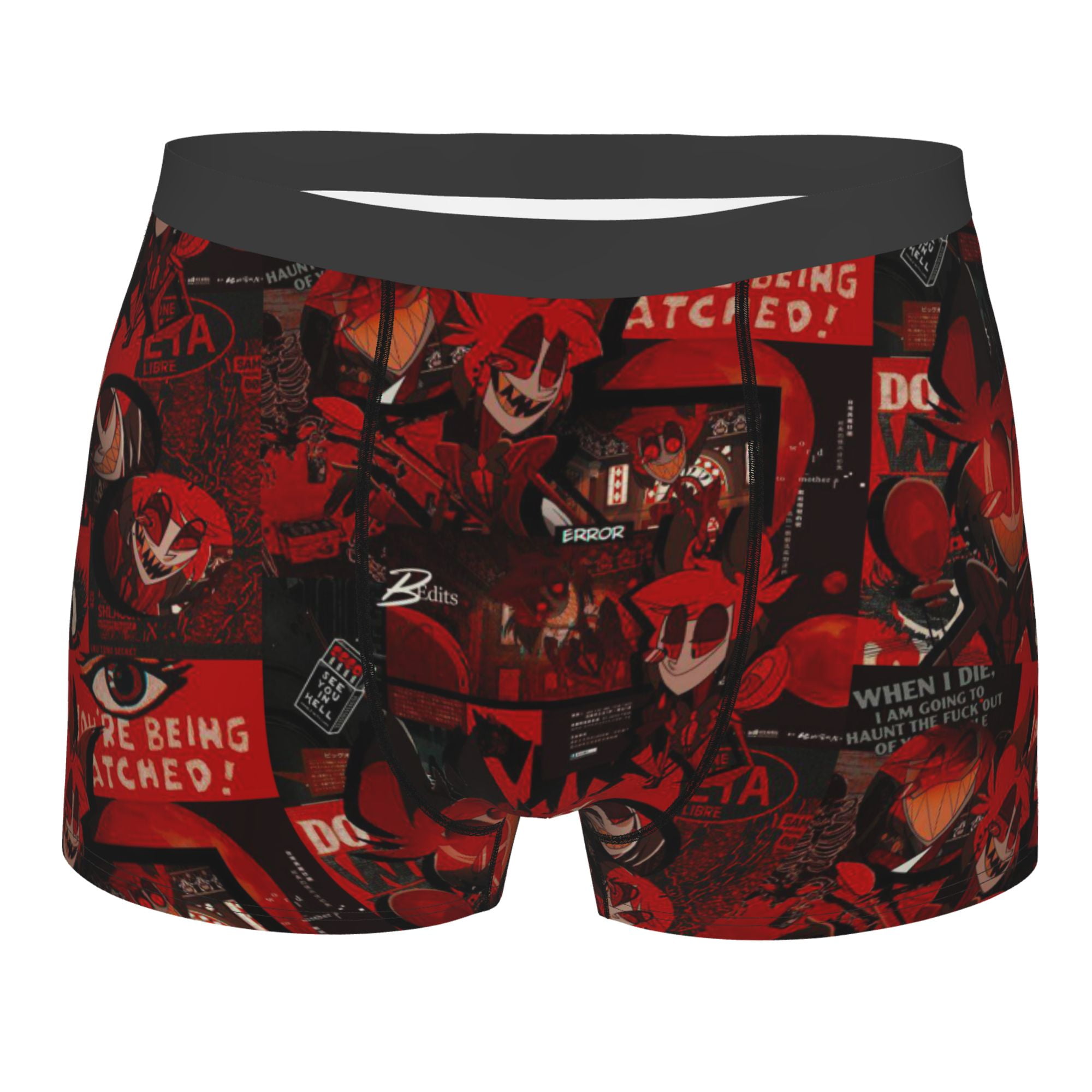 Alastor Demon Hazbin Hotel Men's Boxer Brief Underwear Breathable ...