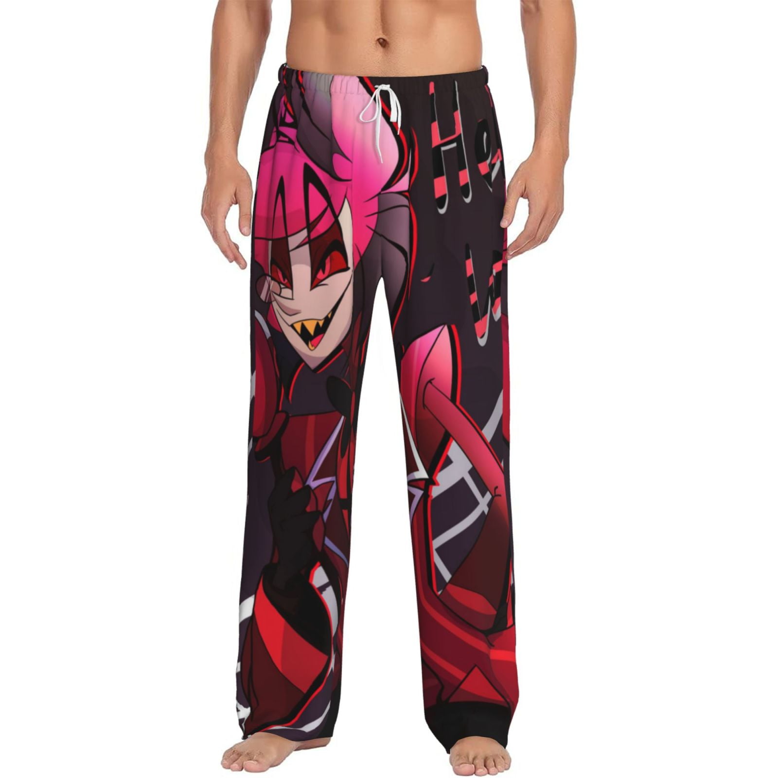 Alastor Demon Hazbin Hotel Men's Pajama Pants With Pockets Fashion Cozy ...