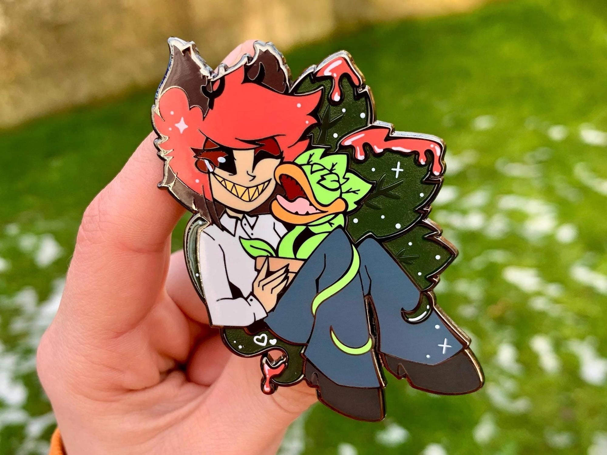 Alastor Enamel Pins Hazbin X Musicals pins Hazbin hotel musical theatre ...