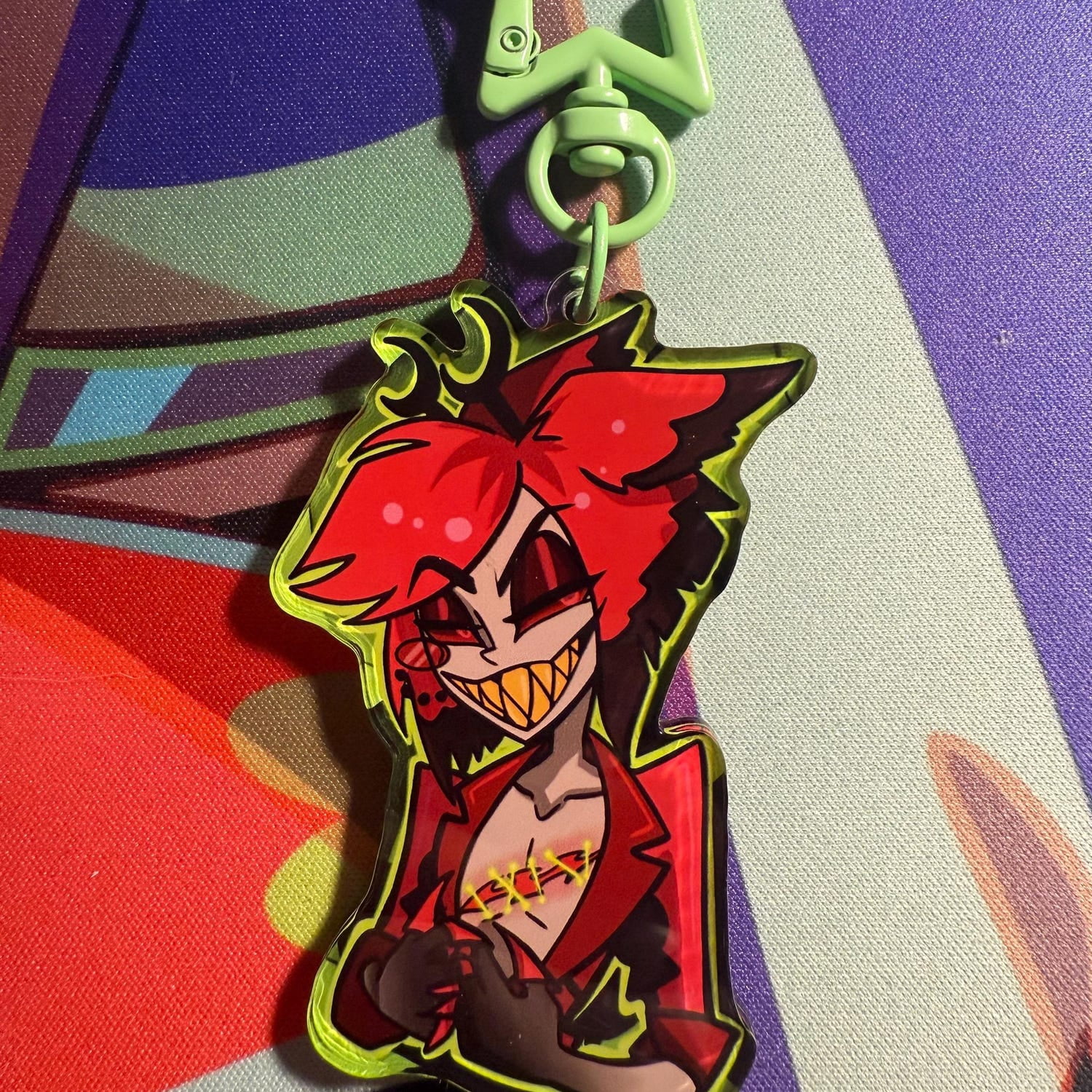 Alastor Exposed?! || Double-sided Acrylic Keychain || Hazbin Hotel S2 ...