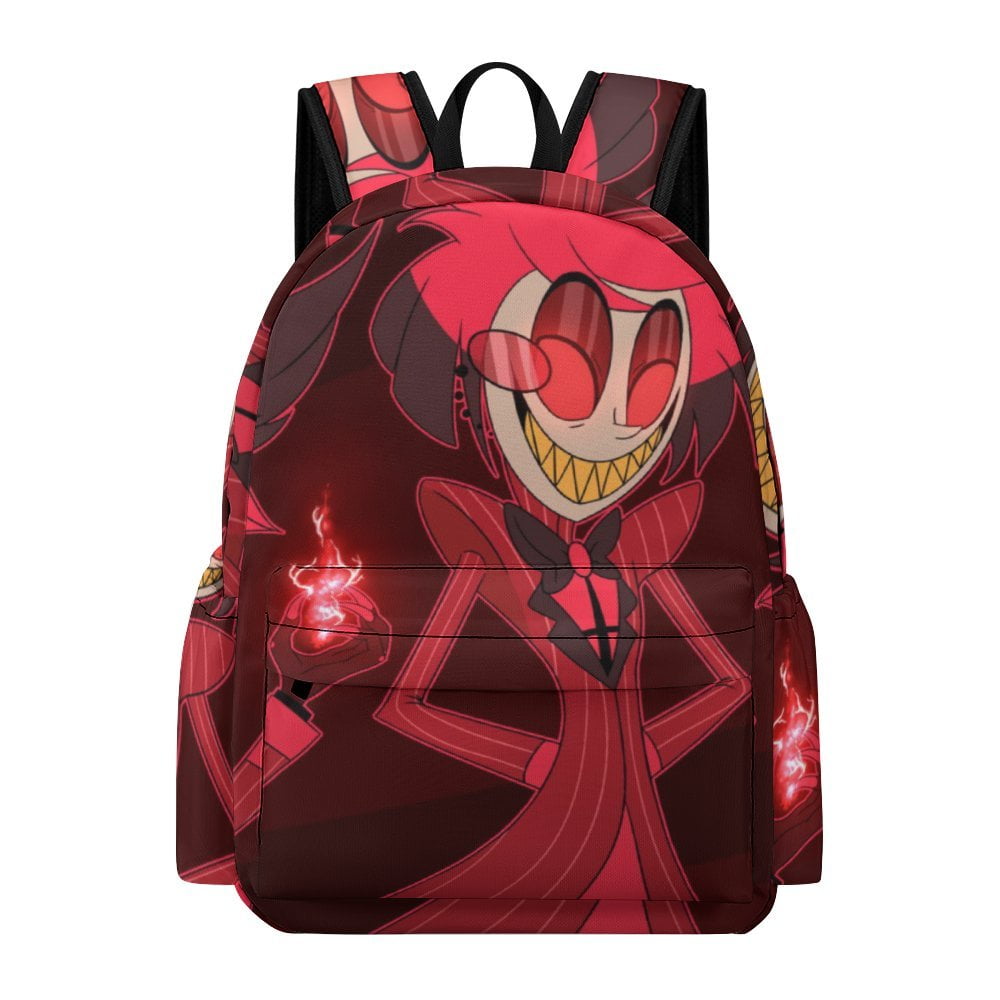 Alastor Hazbin Hotel Adjustable Backpack Laptop Daypack Student School ...