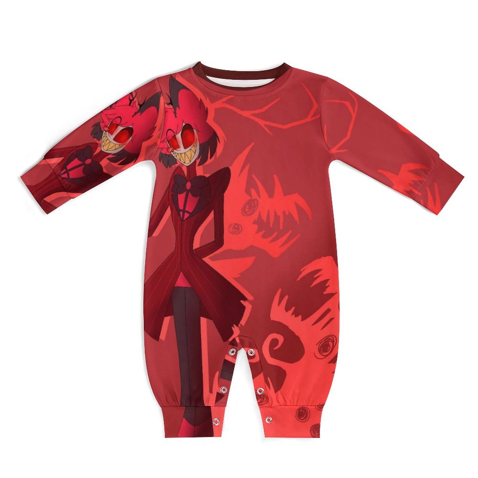 Alastor Hazbin Hotel Animation Baby Rompers One-Piece Long Sleeve ...
