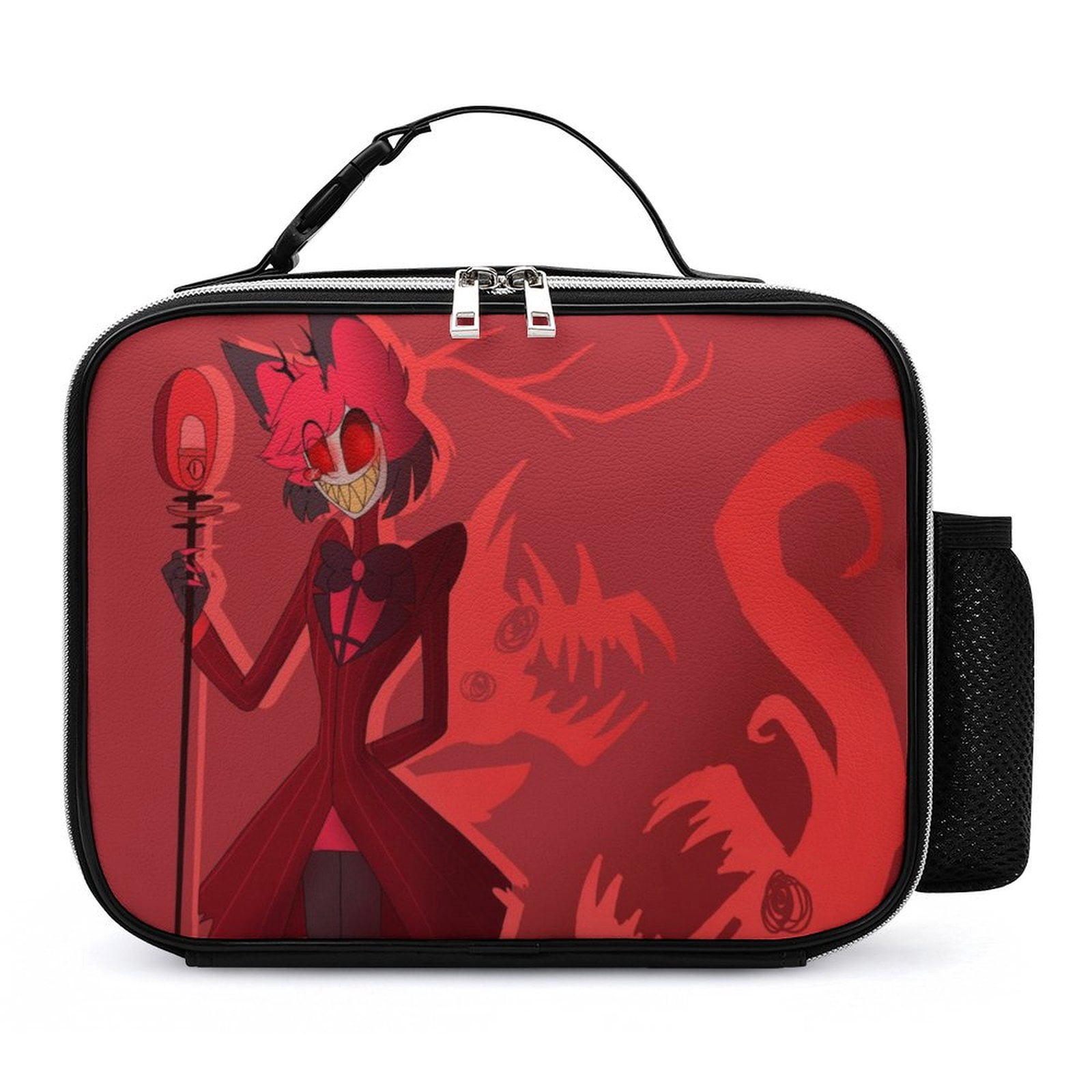 Alastor Hazbin Hotel Animation Insulated Portable Lunch Bag Leather ...