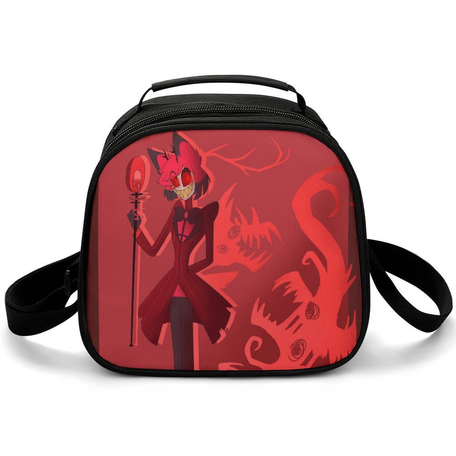Alastor Hazbin Hotel Animation Portable Insulated Lunch Bag Lunch Box ...