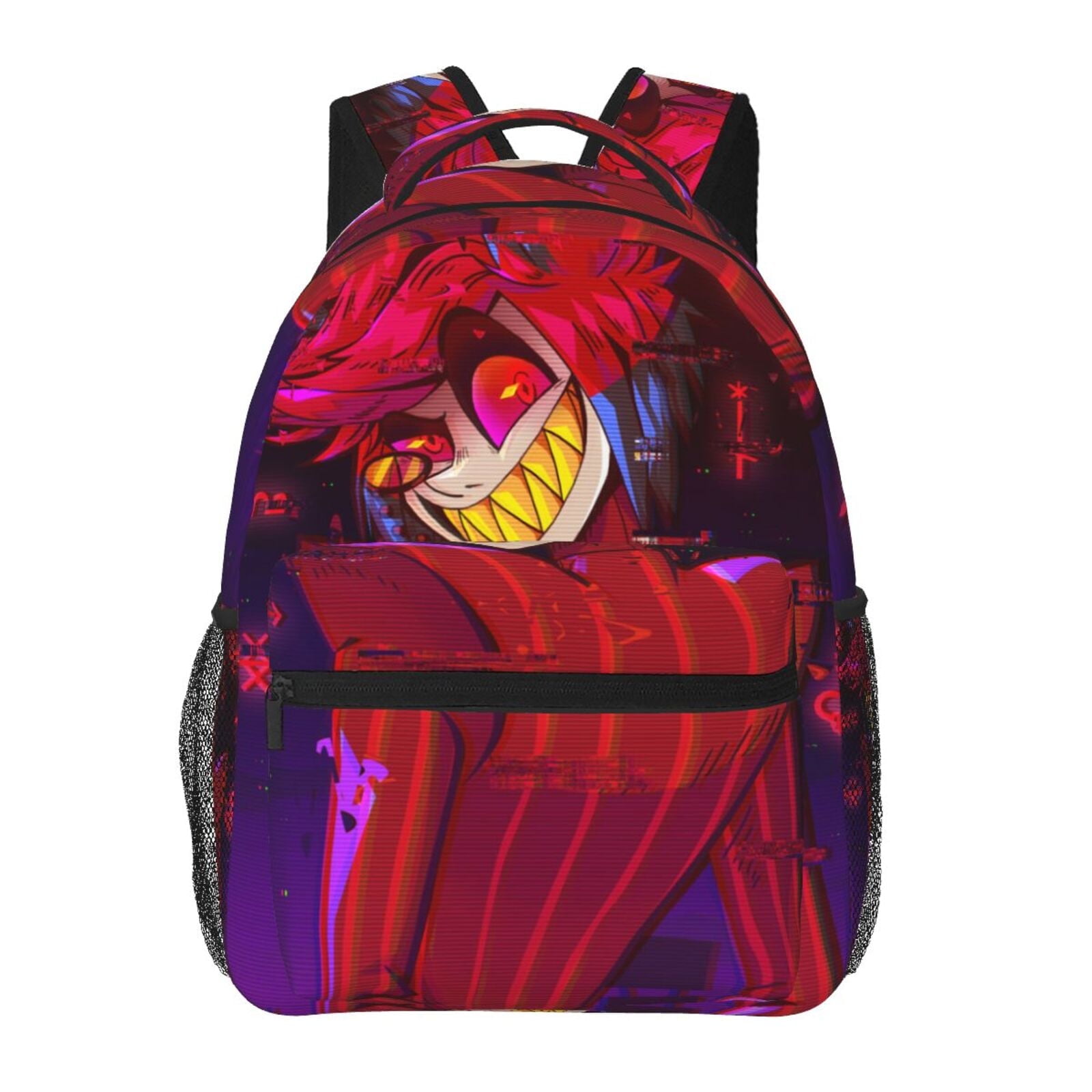 Alastor Hazbin Hotel Anime Backpack Shoulders Laptop Daypack Student ...