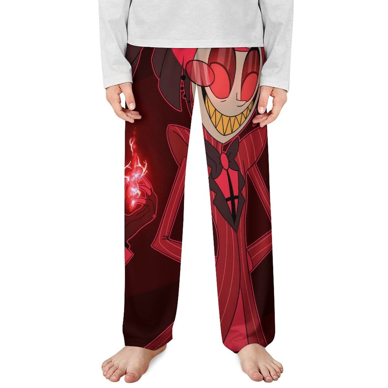 Alastor Hazbin Hotel Children's Pajamas Lounge Straight Leg Sleeping ...