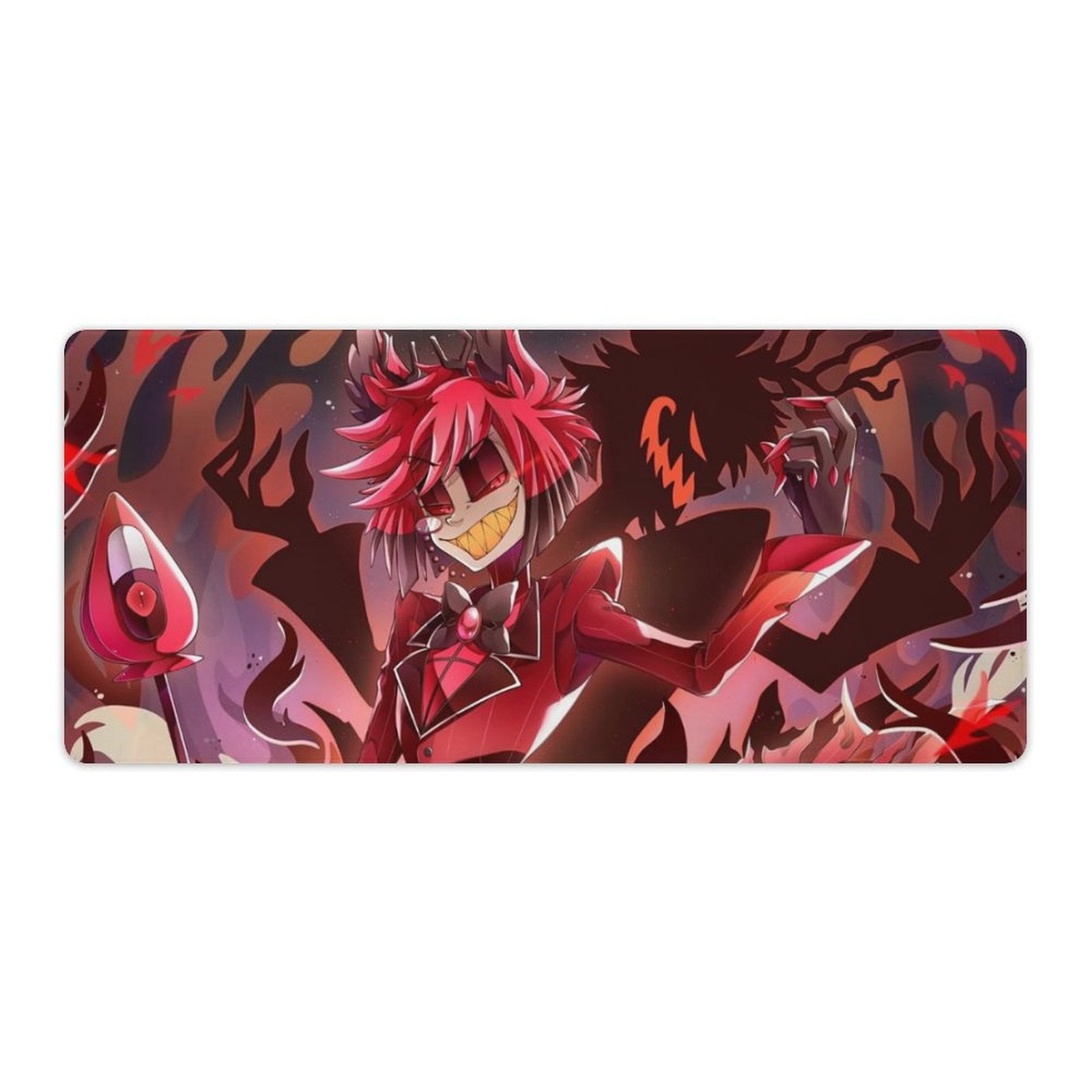 Alastor Hazbin Hotel Comedy Mouse Pad No-sliped Large Mousepad Extended ...