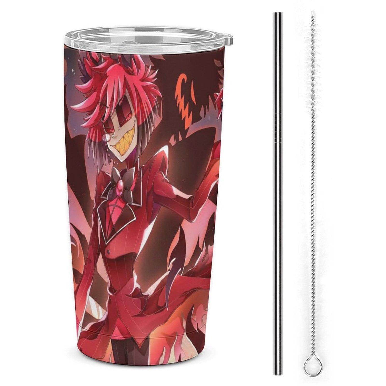 Alastor Hazbin Hotel Comedy Stainless Steel Car Cup Thermal Vacuum ...