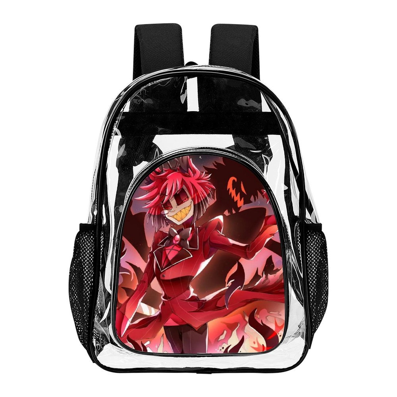 Alastor Hazbin Hotel Comedy Transparent Backpack Student School Bag ...