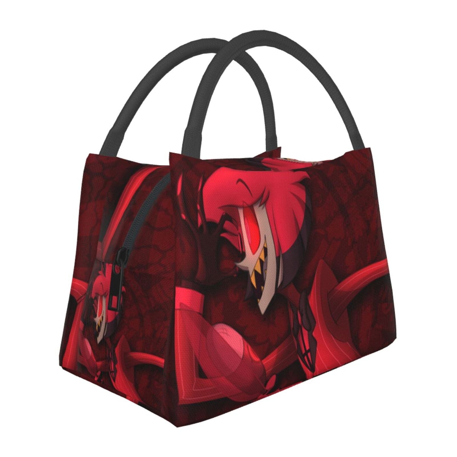 Alastor Hazbin Hotel Portable Insulation Lunch Bags,Thermal Bento Bag ...