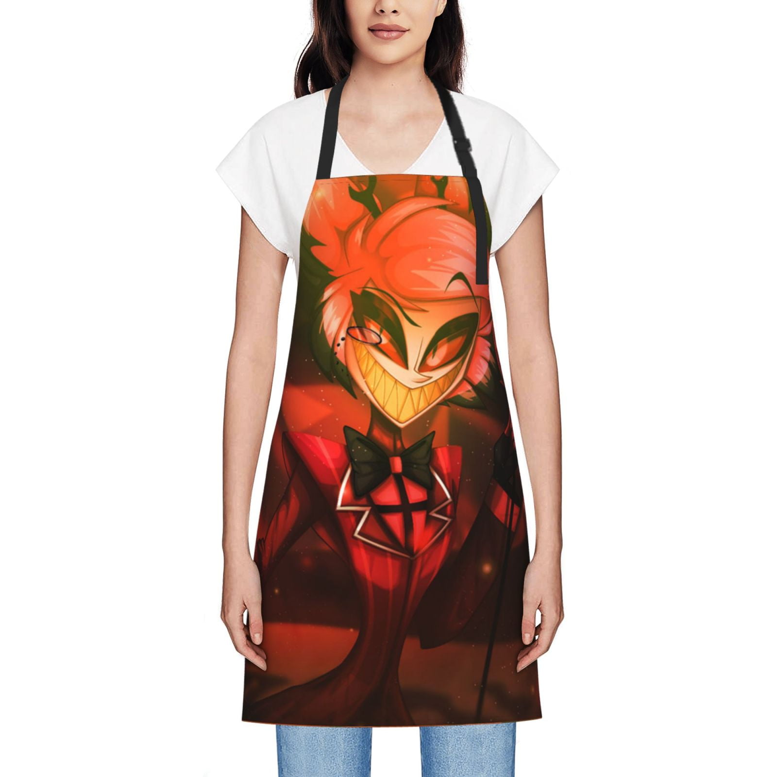 Alastor Hazbin Hotel Waterproof Apron Home Decor For Kitchen/Cooking ...