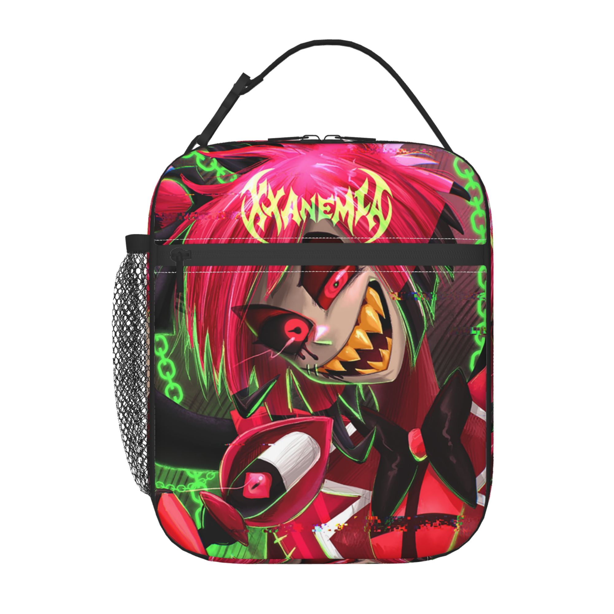 Alastor Hazbin Lunch Bag Large Capacity Lunch Box Reusable Portable ...