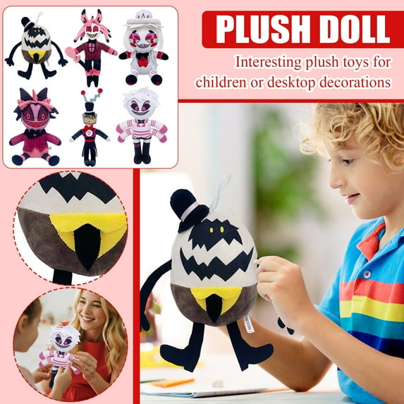 Alastor Luxury Plush Hazbin Hotel Plush Toy 8.27" Super Soft Stuffed ...